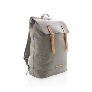 Canvas Laptop Backpack PVC Free - Bags of Ideas